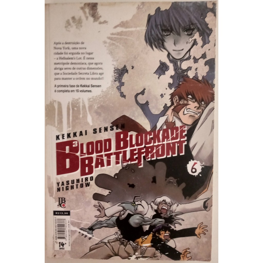 Manga Blood Blockade Battle Front Edição 6 - (usado) | Shopee Brasil