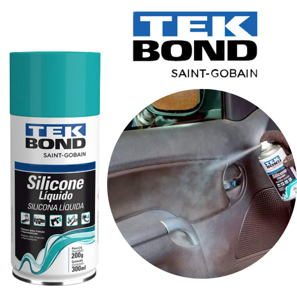 Silicone Liquido Spray Tekspray 300ml Tek Bond | Shopee Brasil