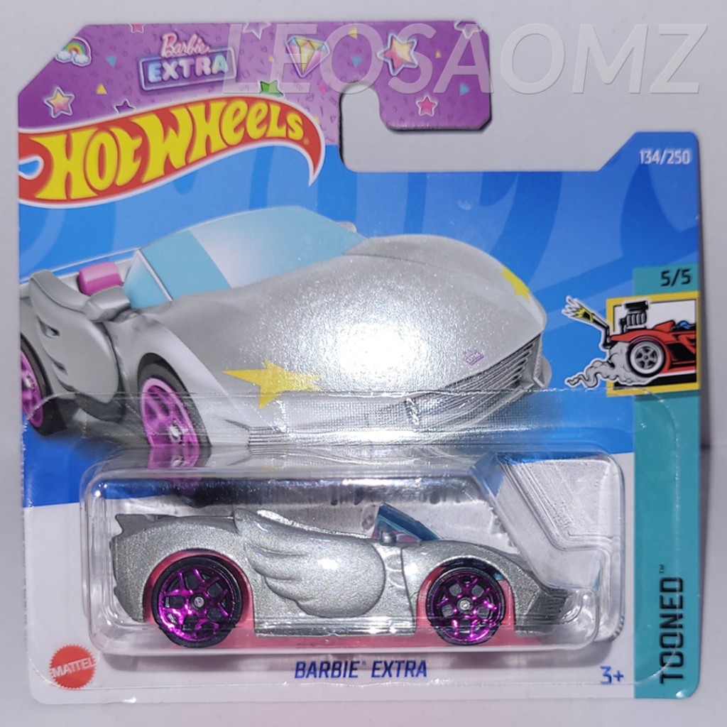 HotWheels - Barbie Extra Prata | Shopee Brasil