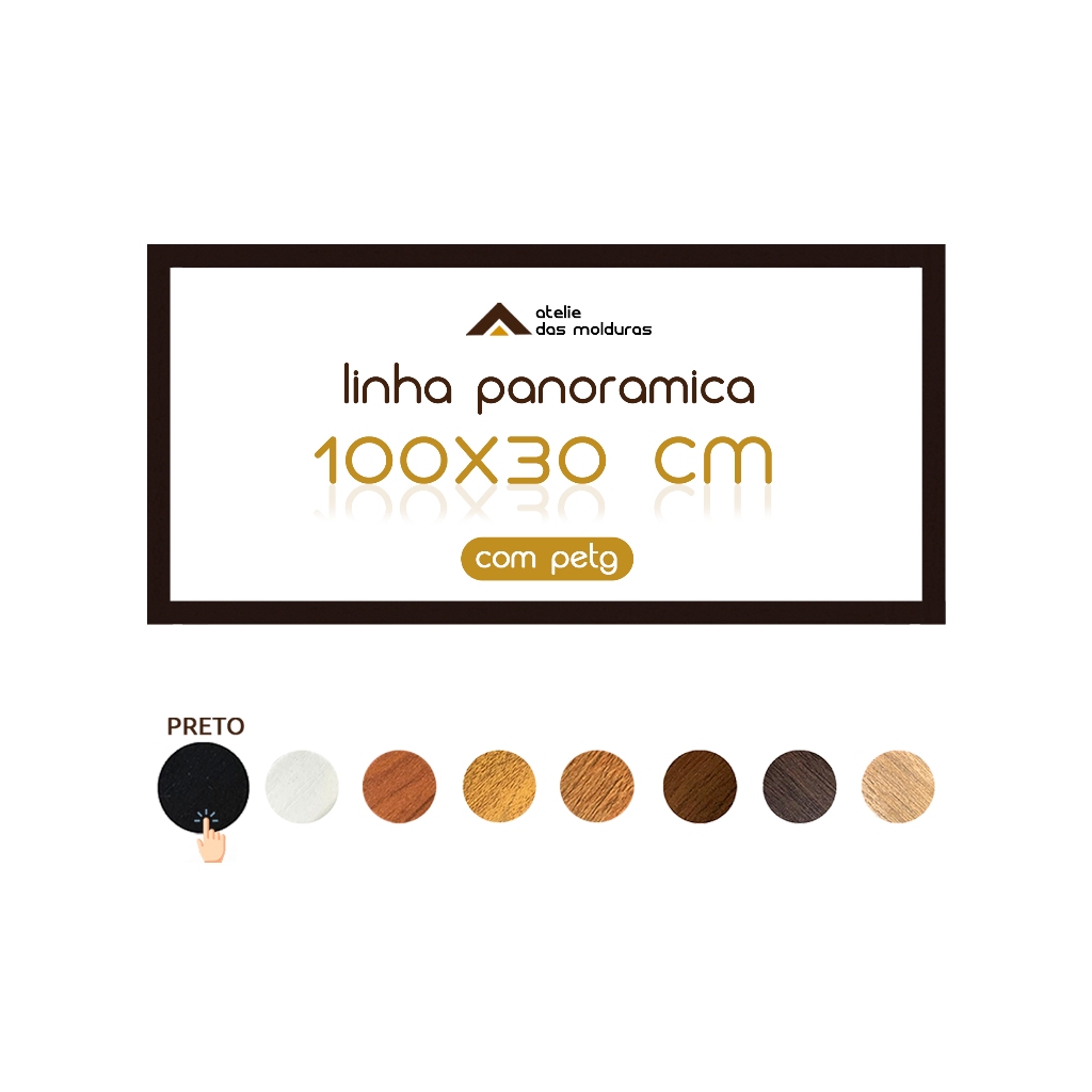 Moldura 100x30 Cm Para Quebra Cabeça 1500 Peças Com Proteção Petg ...