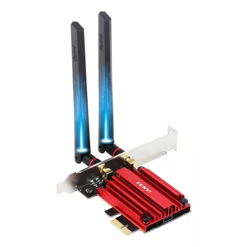 Placa Wifi 6e Intel Ax210 Fenvi Pcie Bt 5 3 Kit Sem Fio Faz A Boa 