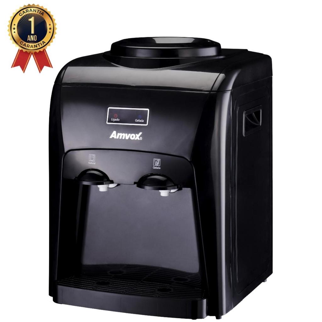 Bebedouro Elétrico de Água Gelada Natural Bivolt 220v/110v Preto 2 ...