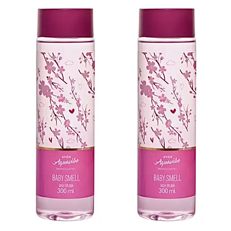 Kit com 2 Body Splash Baby Smell Avon 300ml | Shopee Brasil