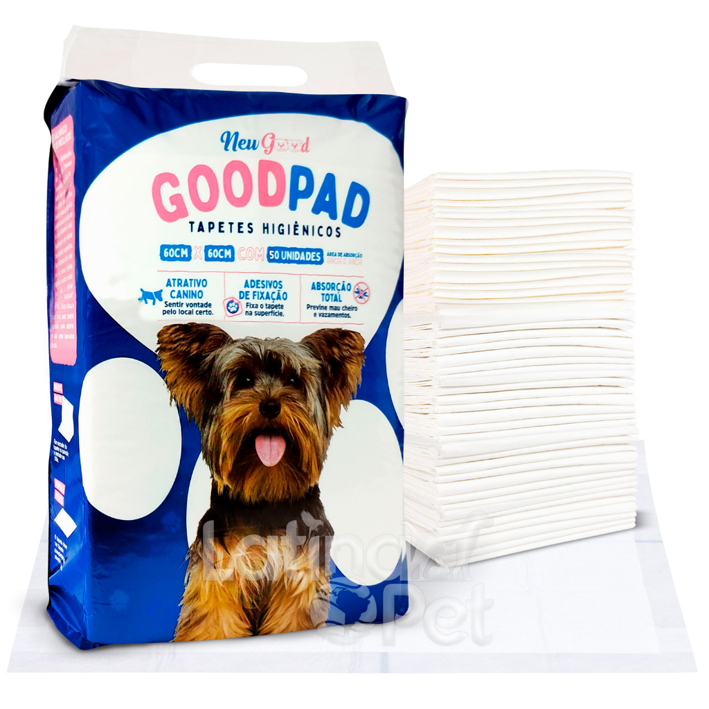 Tapete Higienico Good Pad P/ Cães E Gatos 60x60 cm Com 50 Un | Shopee ...