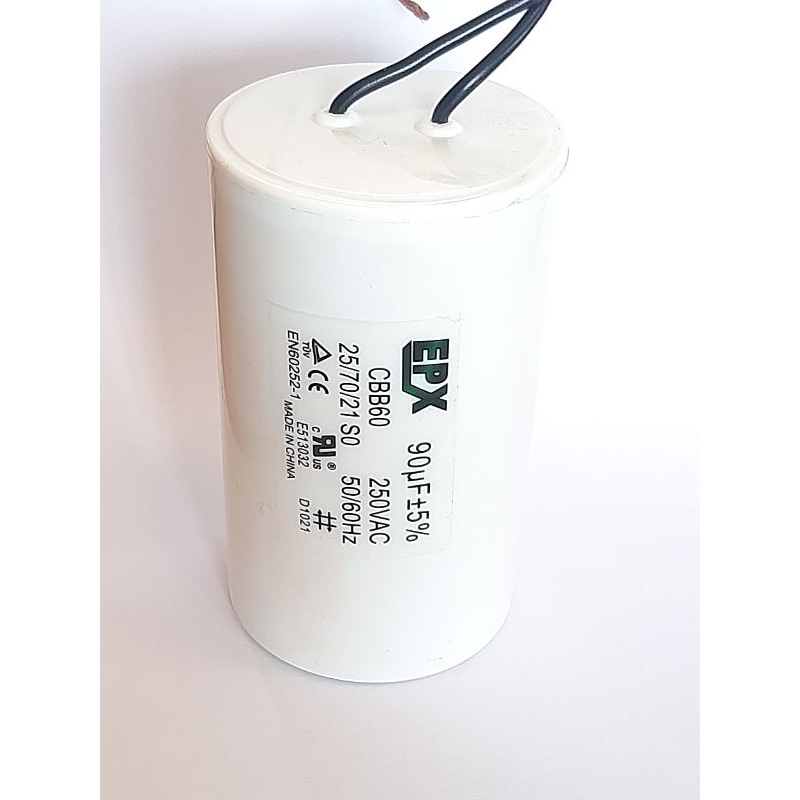 Capacitor Permanente 90uf X 250vac Compressor 110/220v | Shopee Brasil
