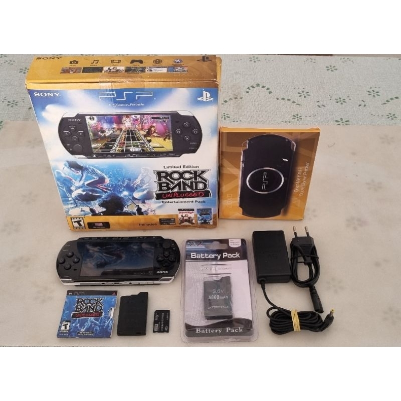 PSP Sony Limited Edition Rock Band Unplugged (Único a Venda) | Shopee ...