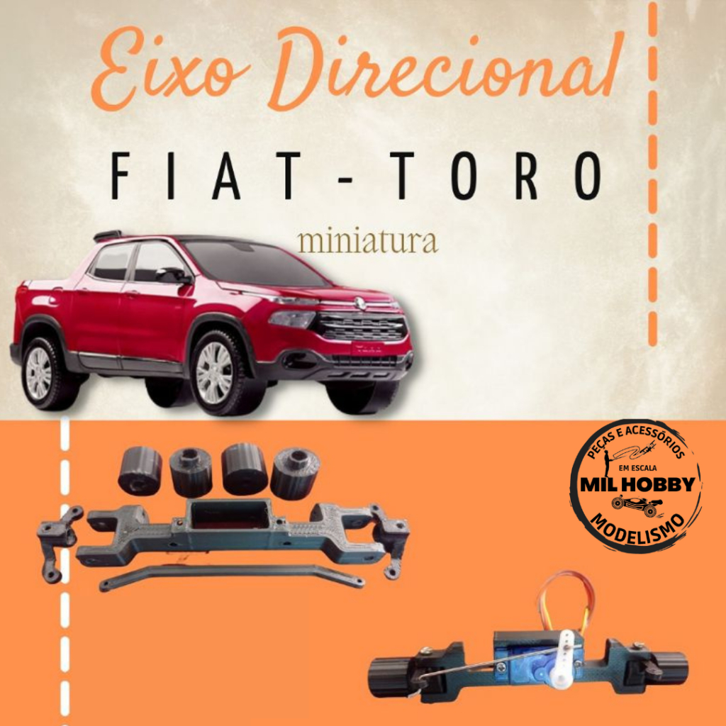 EIXO DIRECIONAL FIAT TORO C/SUPORTE SERVO (ROMA ) | Shopee Brasil