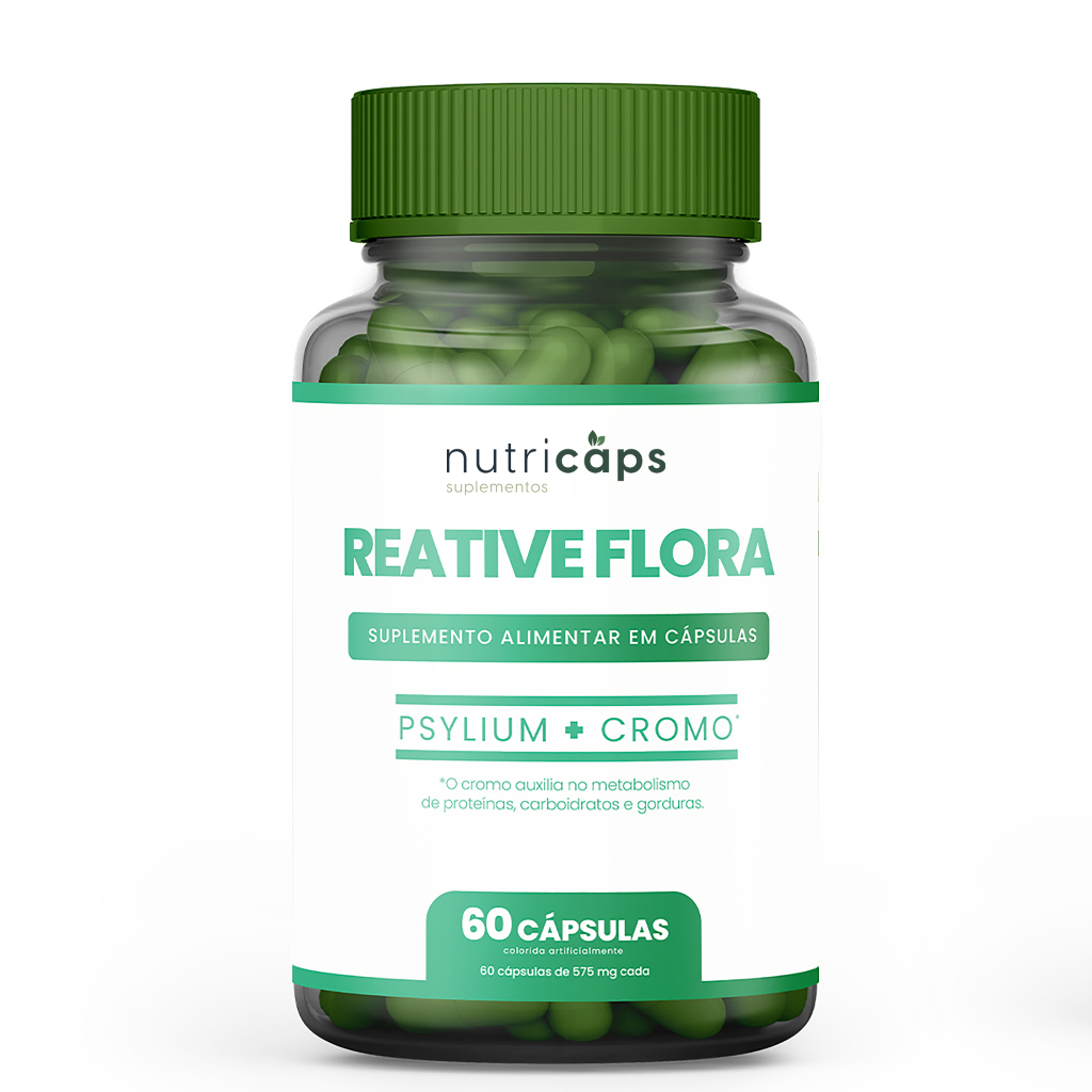 Reative Flora Original 60 Cápsulas – Fórmula Avançada | Shopee Brasil