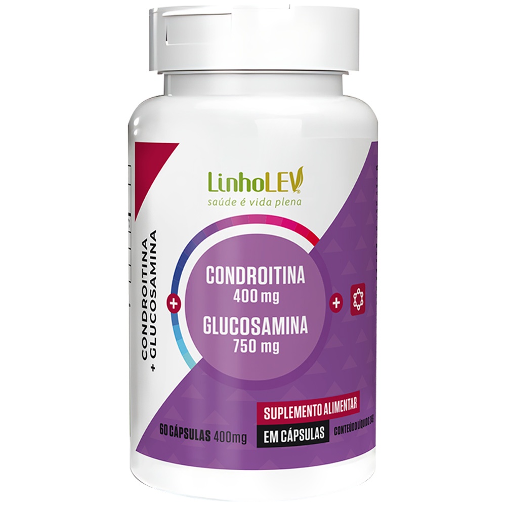 Condroitina + Glucosamina 60 cápsulas | Shopee Brasil