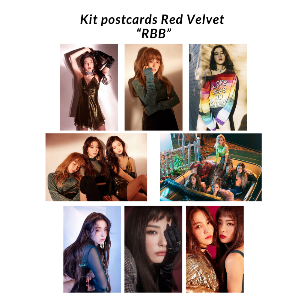 Kit Postcards Red Velvet "RBB" | Shopee Brasil