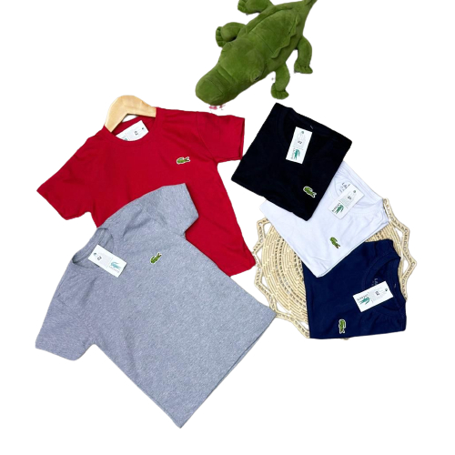 Blusa / Camiseta Lacoste Infantil Menino Malha Premium 30.01 Lindo ...