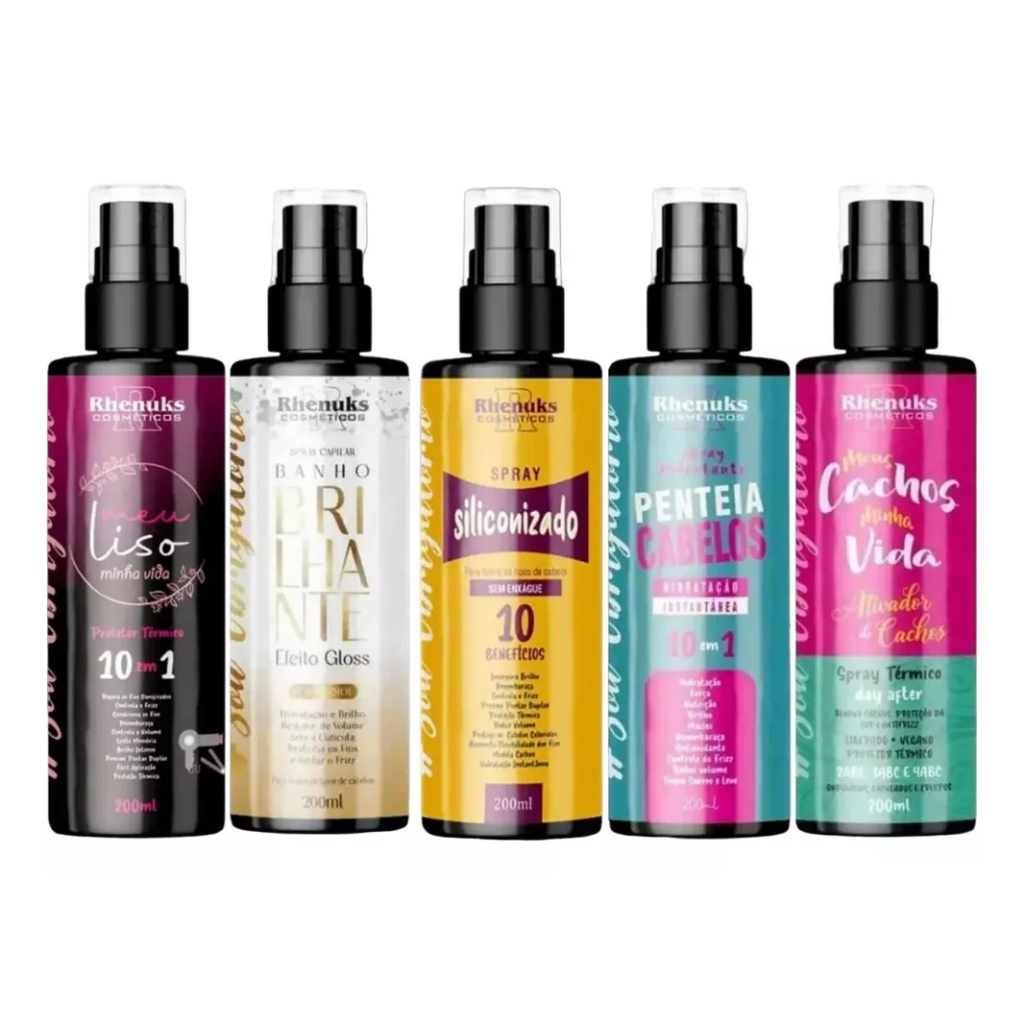 Spray Protetor Térmico Capilar 200ml - Uso Obrigatório | Shopee Brasil