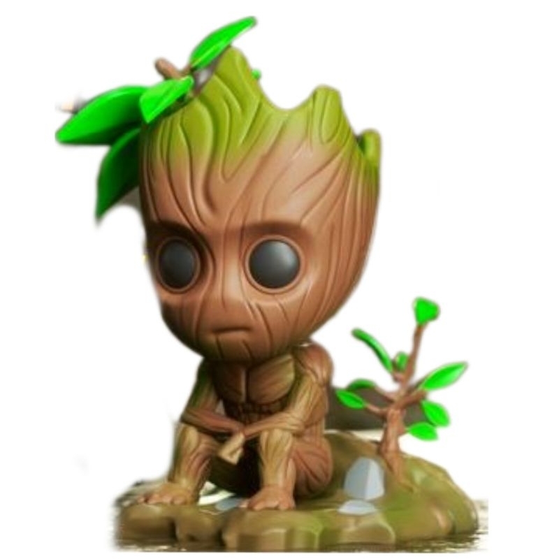 Baby Groot Marvel Chibi Nendoroid 10cm Figura Boneco | Shopee Brasil