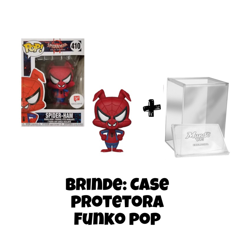 Funko Pop! Marvel Spiderverse Spider Man Spider Ham #410 | Shopee Brasil
