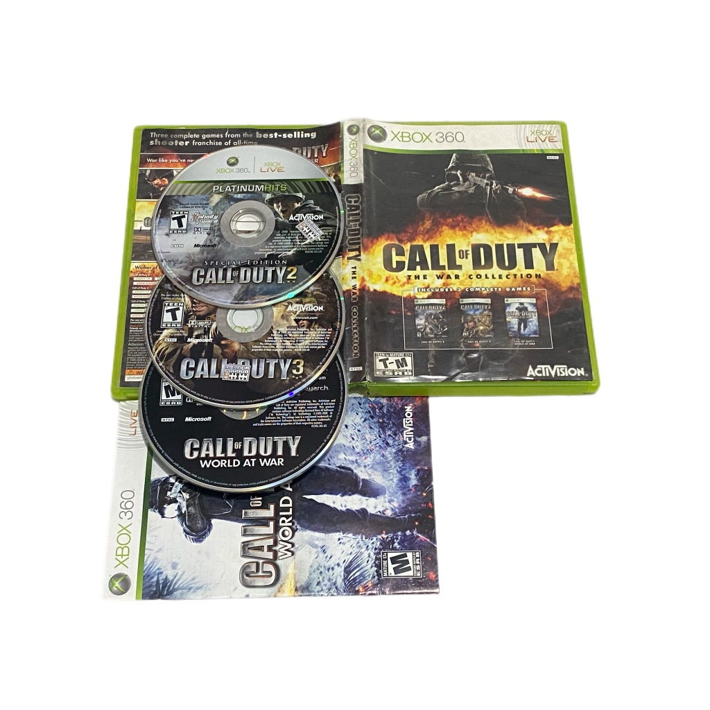 Call Of Duty War Collection Xbox 360 | Shopee Brasil
