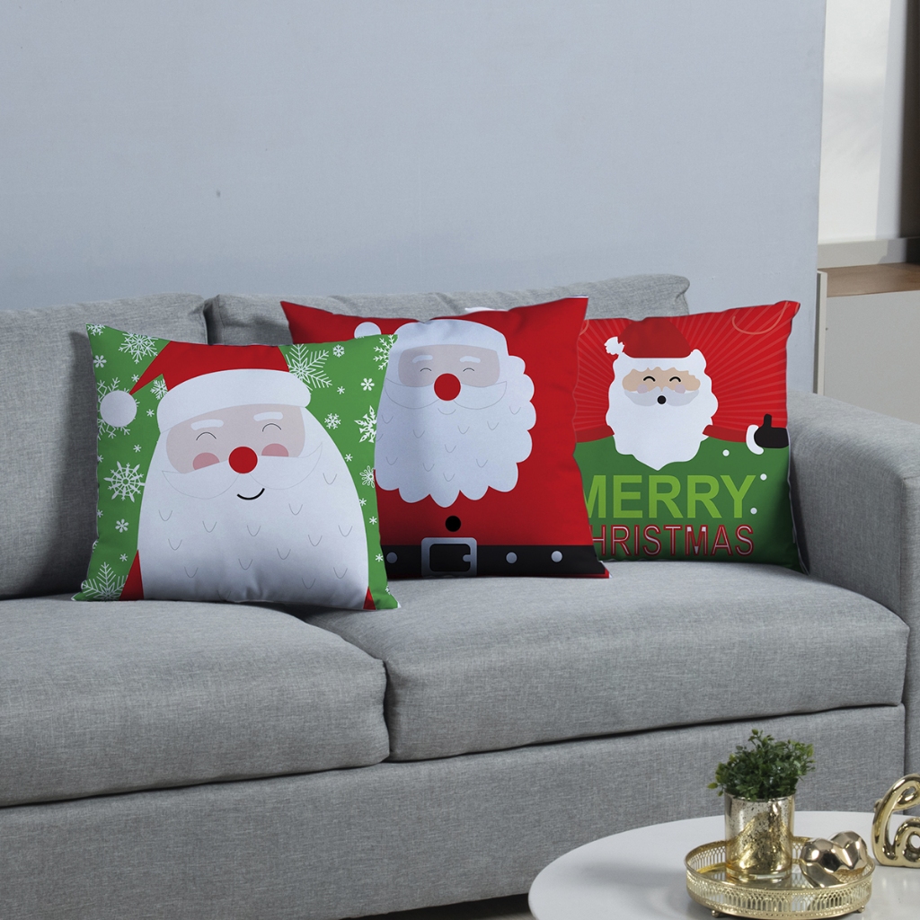 3 Lindas Capas de Natal Para Almofadas Decoração Natalina | Shopee Brasil