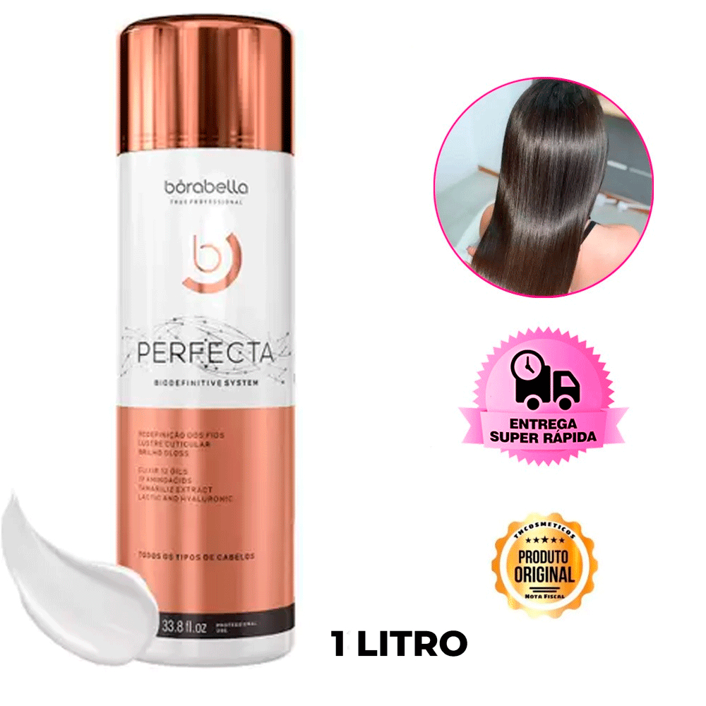 Progressiva Perfecta Creme Borabella Bio Definitive antifrizz de 1L Sem ...