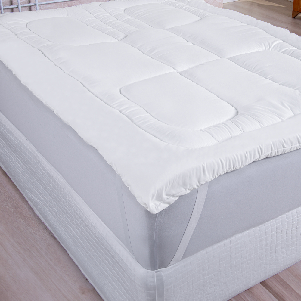 Pillow Top Casal Protetor de Colchão Macio 200 Fios Cama Box | Shopee ...