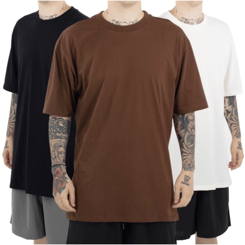 KIT 3 camisetas básicas pec Street Wear oversized lançamento camiseta ...