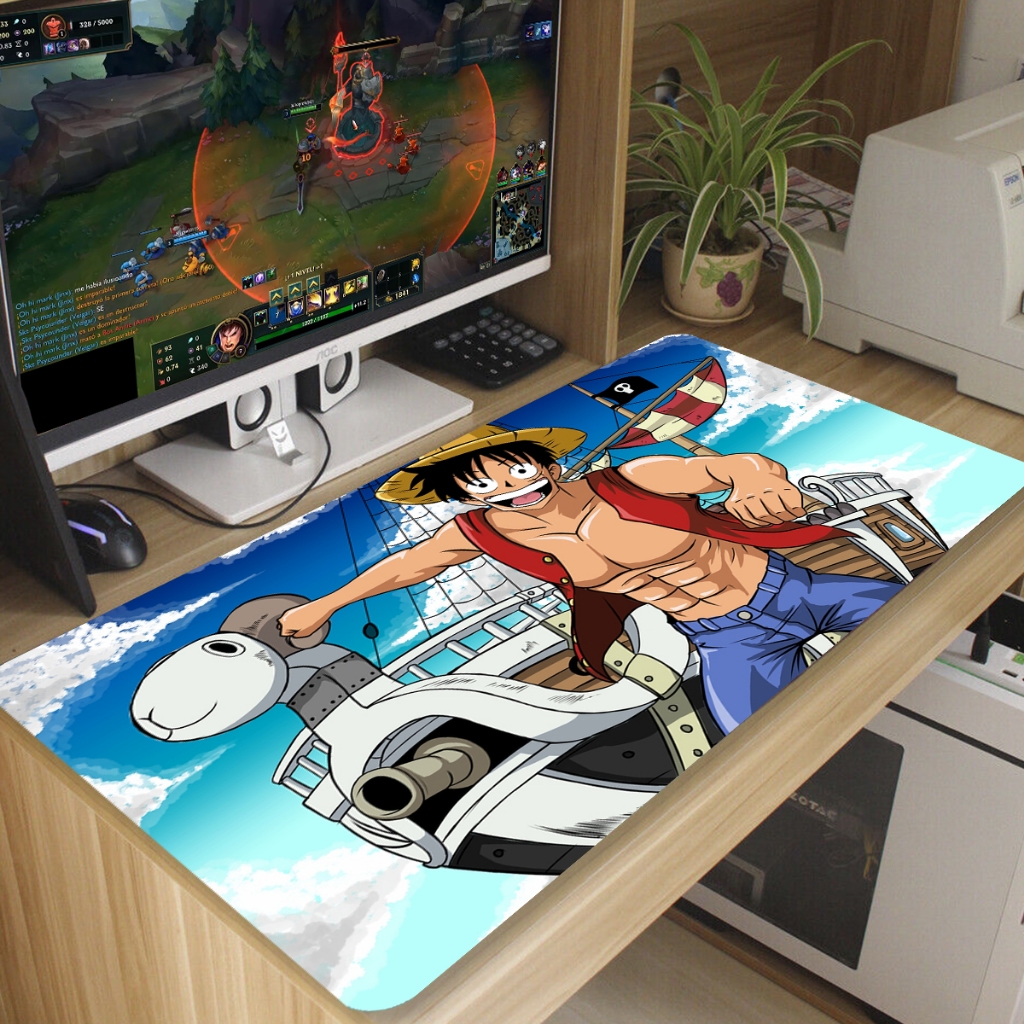 Mouse Pad Luffy Antiderrapante Diversas Estampas 90x40 cm M171 | Shopee ...