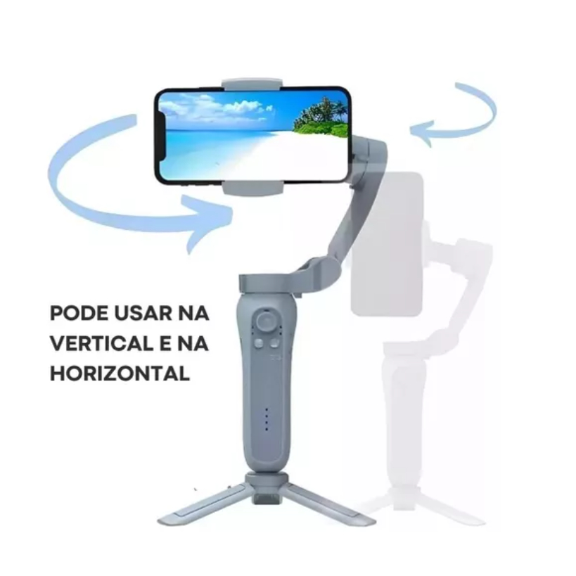 Gimbal Profissional L7cpro Celular Horizontal Estabilizador | Shopee Brasil
