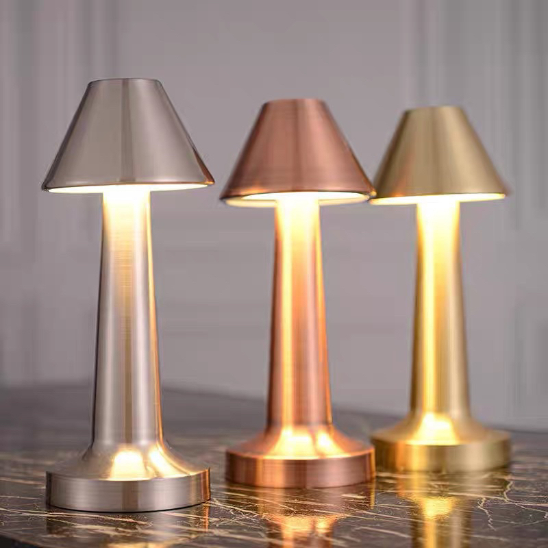 Abajur Cogumelo Touch Luminária De Mesa Recarregavel | Shopee Brasil
