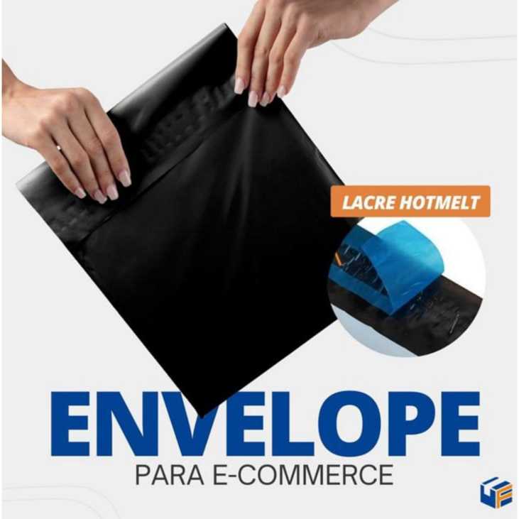 Kit Envelope de Segurança com 100 Unidades Embalagem Cinza Auto Colante ...