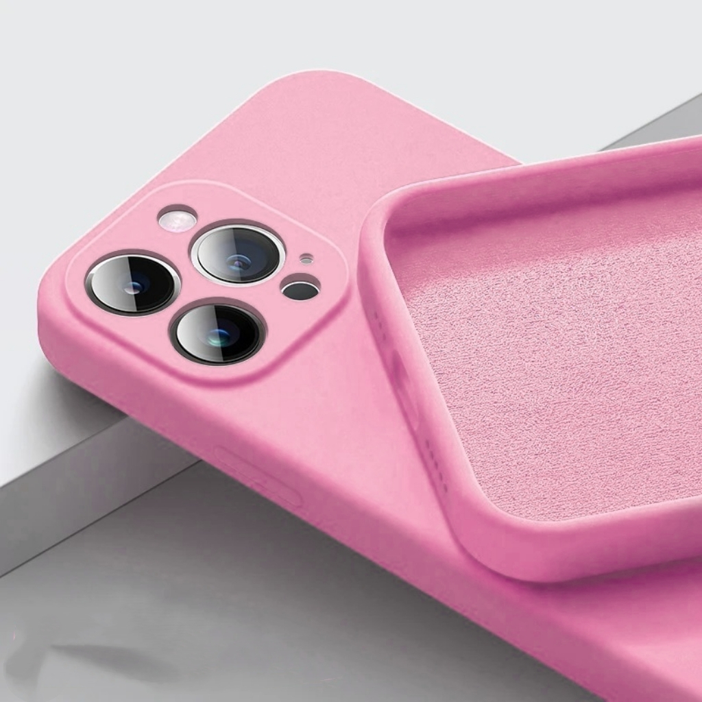 Capa case Aveludado Soft TPU Liquid Silicone Compativel para Iphone 15 16 15plus 16plus 15pro ...