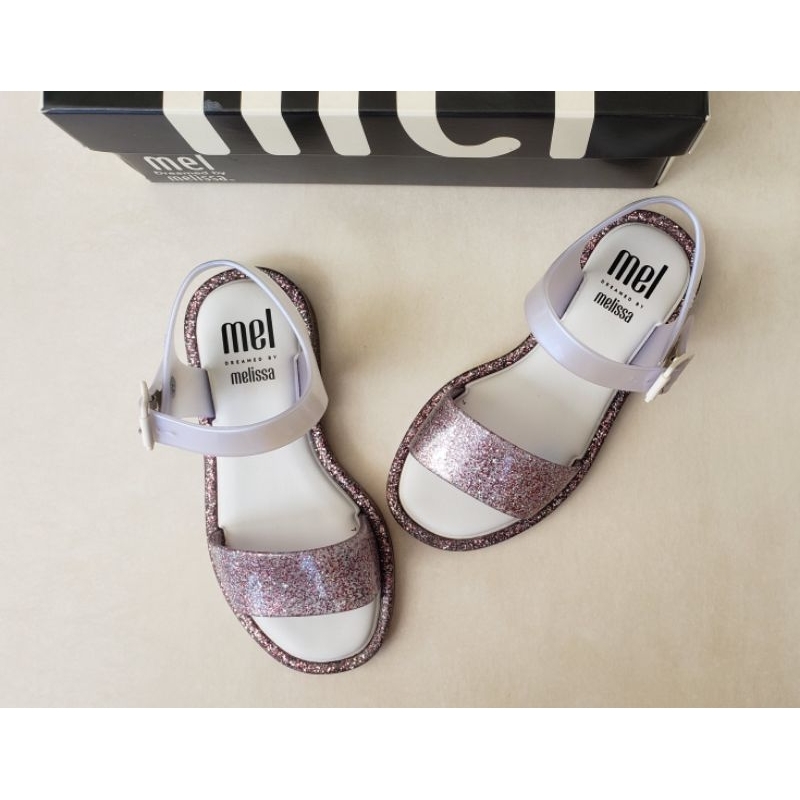 Mini Melissa - Tam 26/27 [Desapego] | Sandália Glitter | Melissa Sandal ...