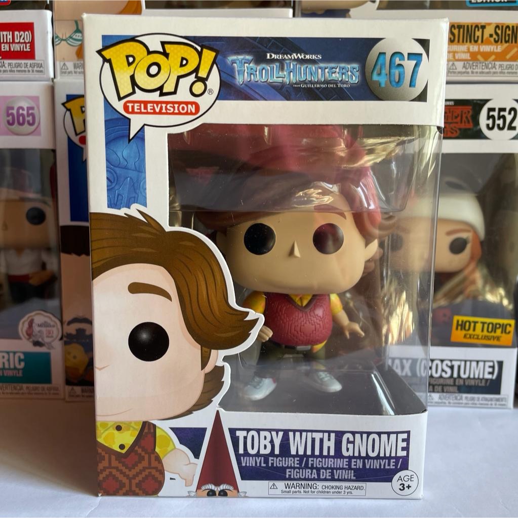 Funko Pop! Toby With Gnome Troll Hunter #467 Original | Shopee Brasil