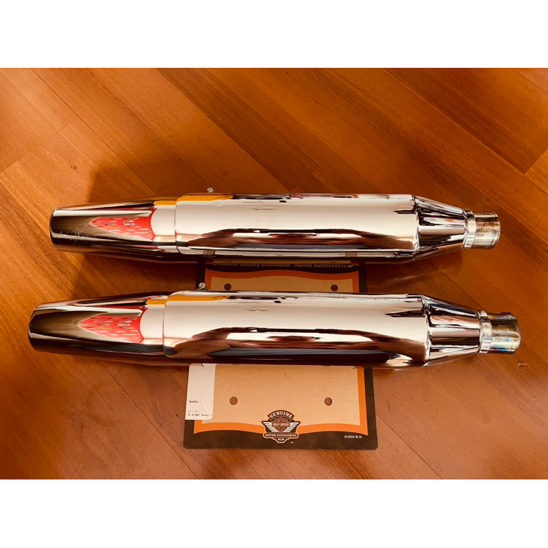 Ponteira Escapamento Abafador Original Harley Davidson Sportster 883 / 1200 com Protetores ...