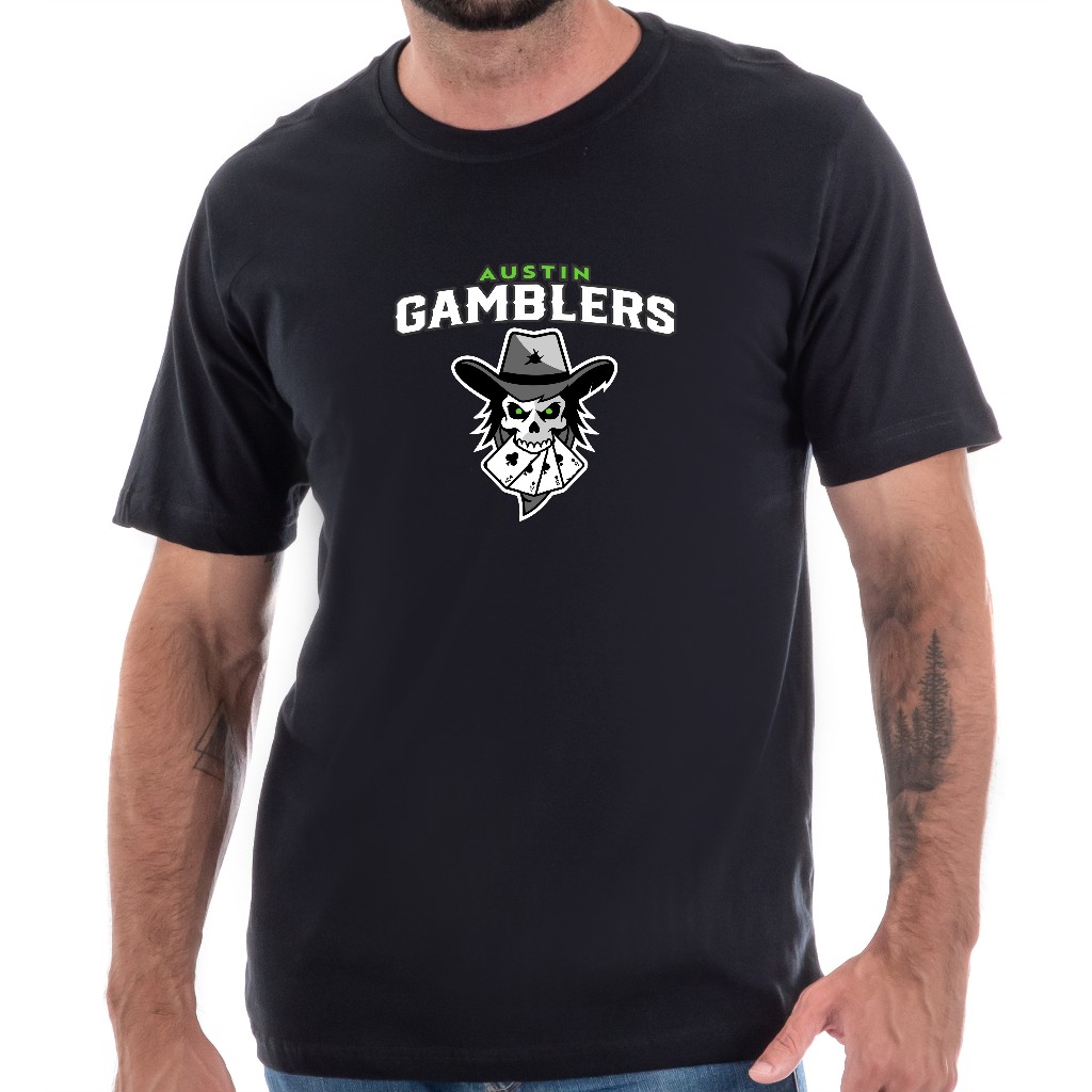 Camiseta Texas Country Equipe Austin Gamblers PBR Rodeio Agroecuária ...