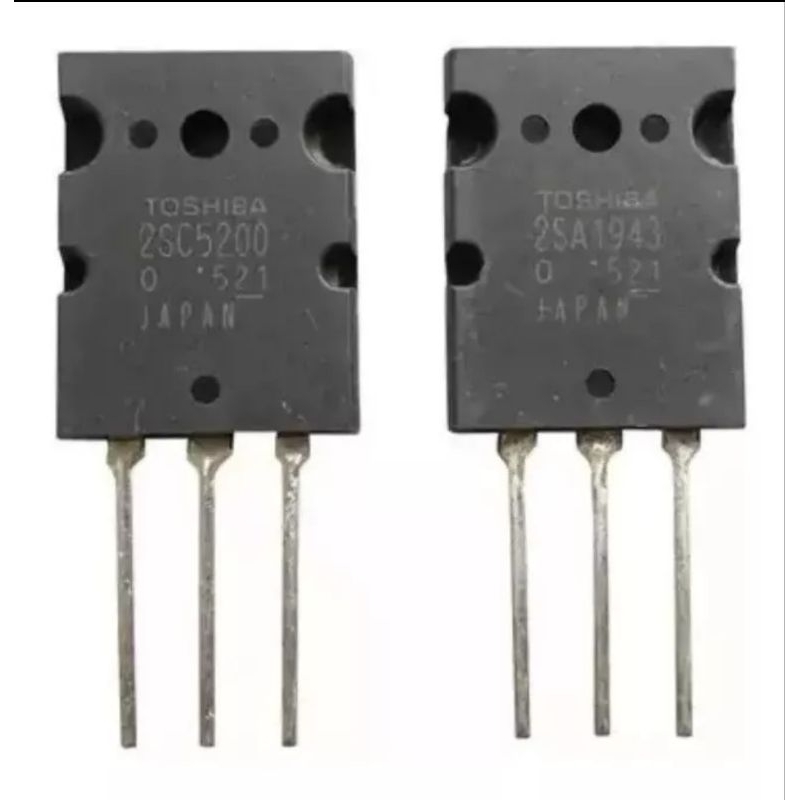 2 Pares De Transistor 2sc5200 - 2sa1943 | Shopee Brasil
