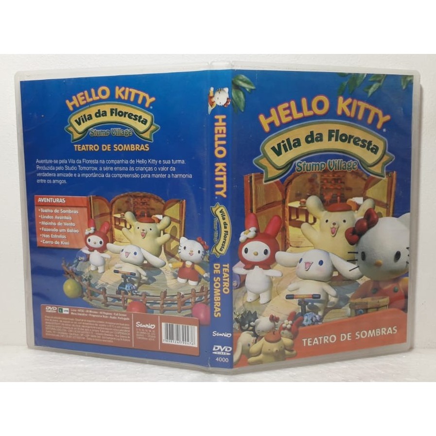 Dvd de Animação da Personagem do Anime Hello Kitty - Teatro das Sombras ...