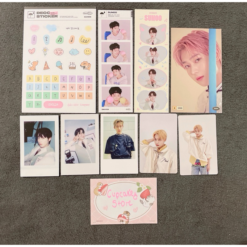 Enhypen Sunoo Set (9 itens) | Shopee Brasil