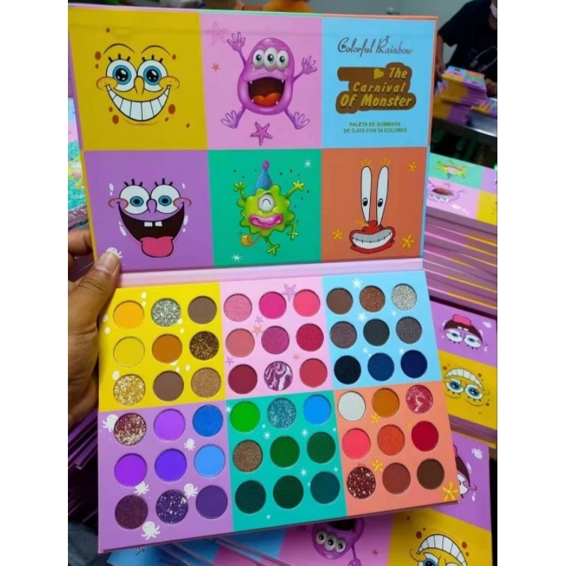 Paletas de Sombras Importadas Coleção Gatinho Dodo/ Bob Sponja | Shopee ...