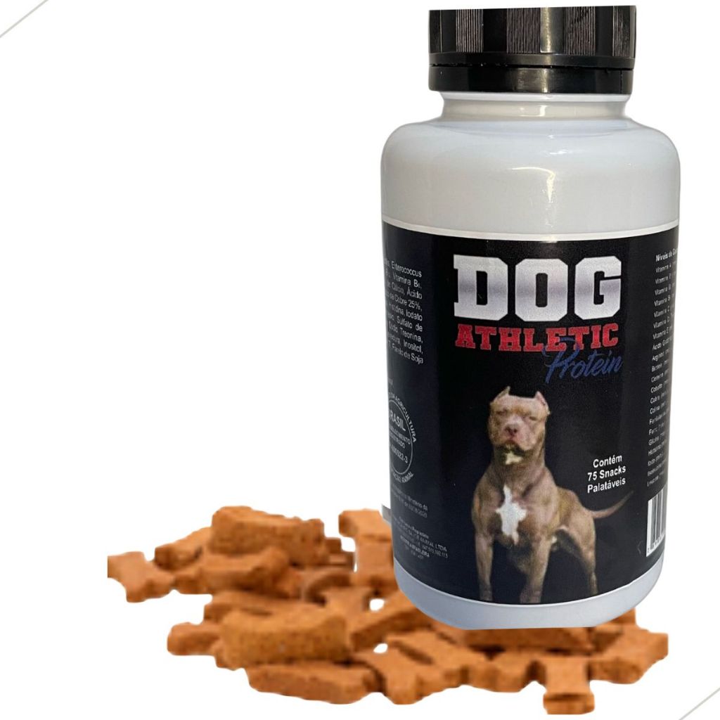 Suplemento Dog Ajuda no Ganho Massa Muscular Pit bull Todas as Raças ...