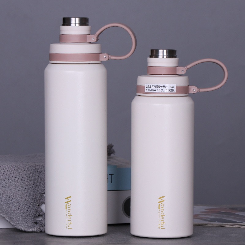 Garrafa Térmica Sport 600ml / 800ml Academia Bike Água Gelada e Quente - Faz a Boa!