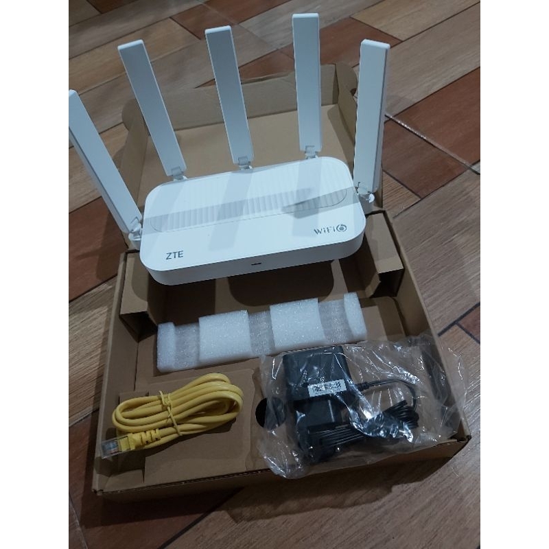 Roteador ZTE H3601P Wi-Fi 6 5ant C/ Fonte NOVO | Shopee Brasil