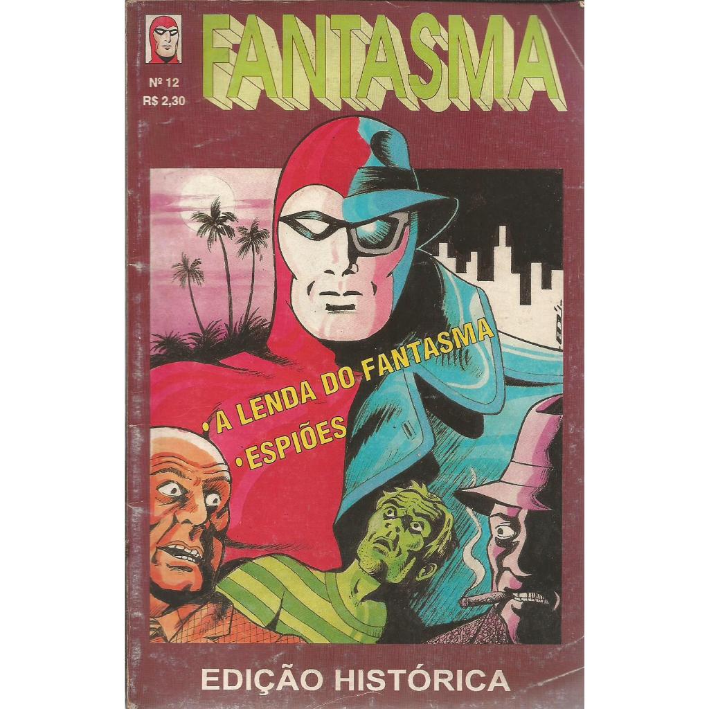 Hq Fantasma Edição Histórica N° 12 Editora Saber | Shopee Brasil
