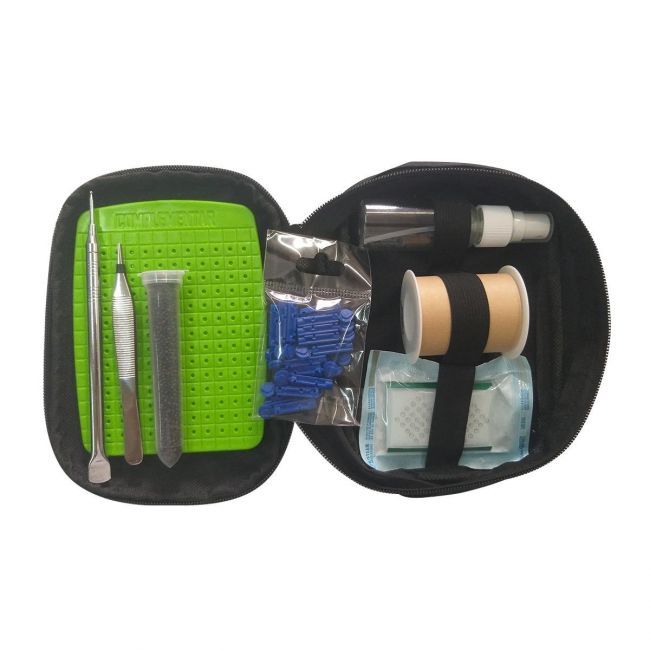 Kit Auricular com 9 Peças Para Auriculoterapia | Shopee Brasil