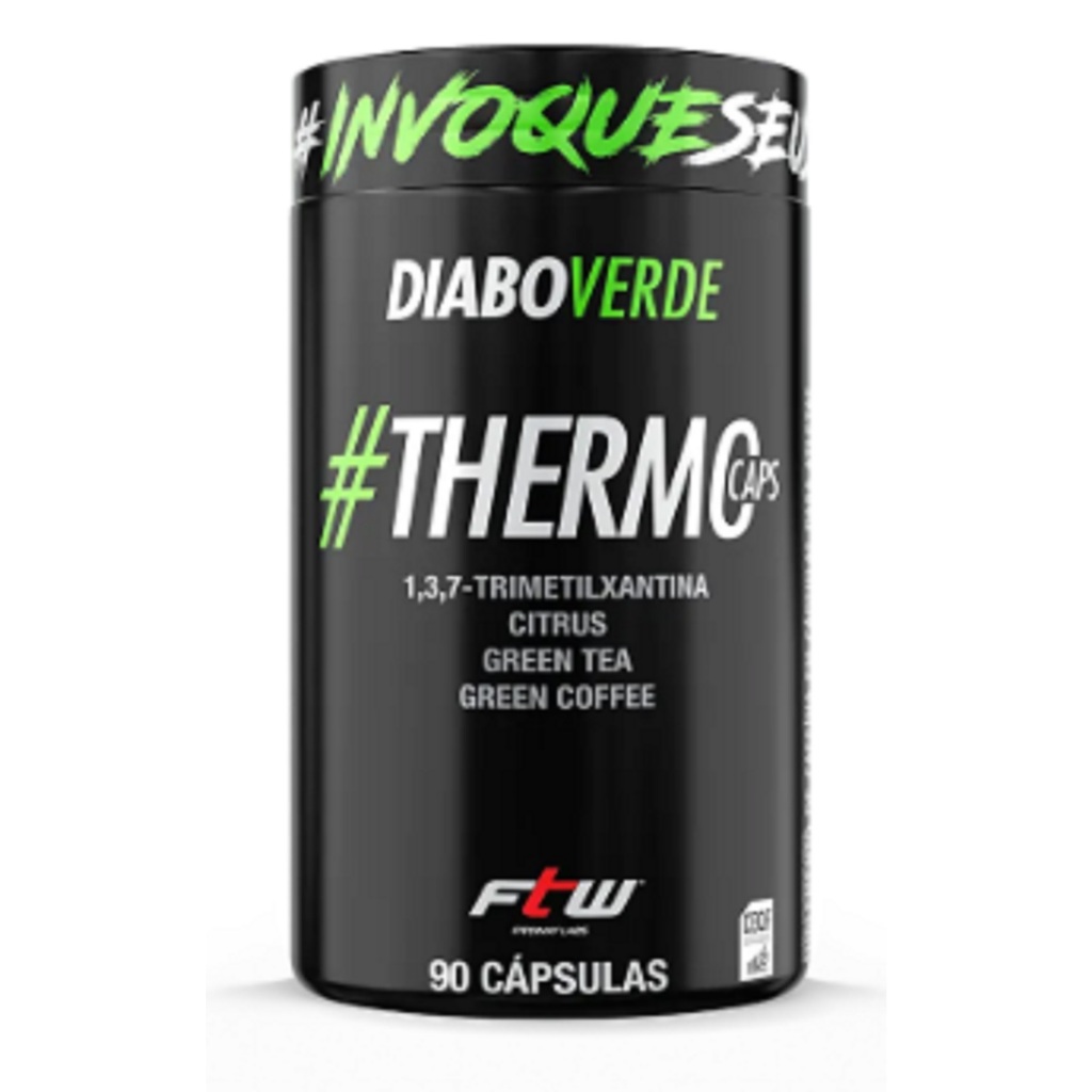 THERMOCAPS 90 Cáps - DIABO VERDE | Shopee Brasil
