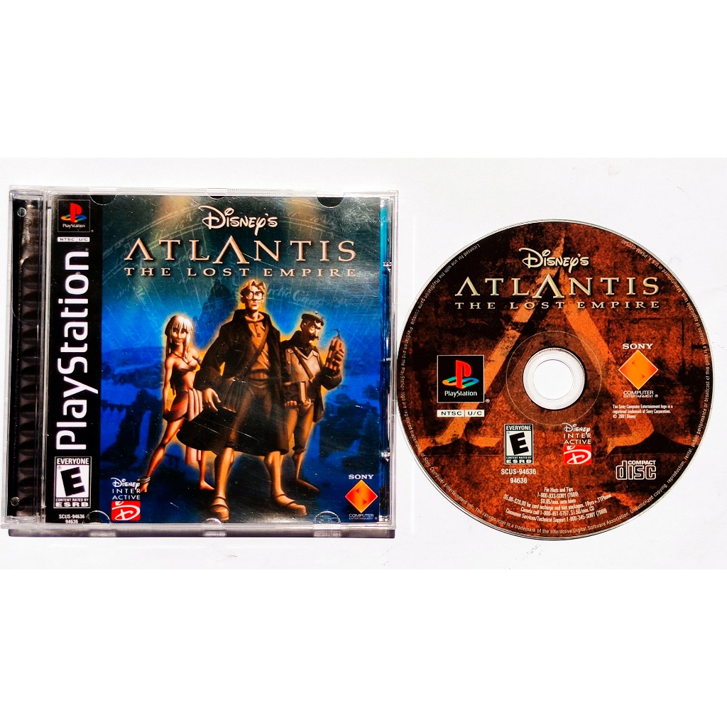 Atlantis - The Lost Empire para ps1 | Shopee Brasil
