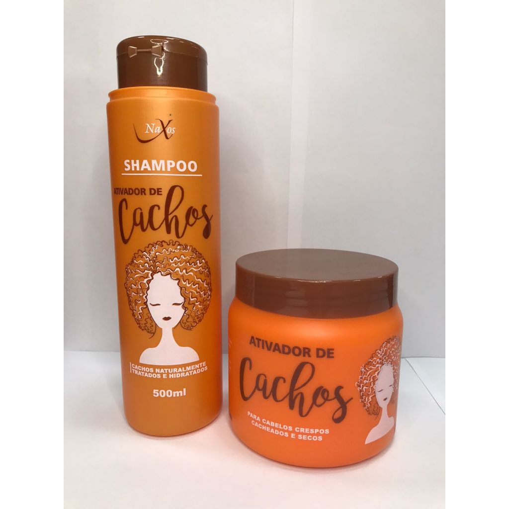 Kit Ativador de Cachos Shampoo + Ativador de Cachos 500g - NAXOS ...