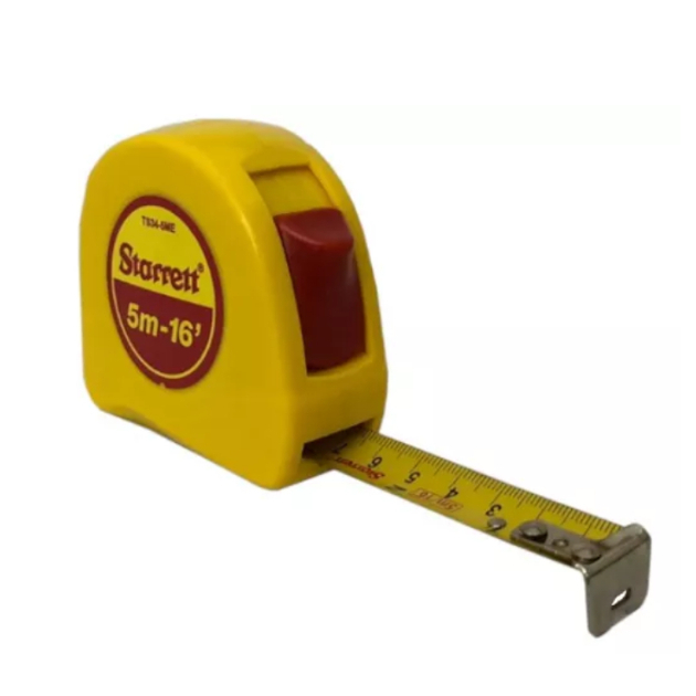 Trena 5 Metros Fita Aço Starrett Pol/mm Profissional - Escorrega o Preço