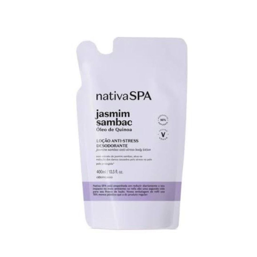 Refil Loção Hidratante Desodorante Corporal Anti-stress Nativa SPA ...