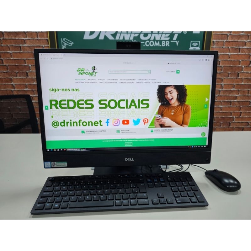 Computador Dell OptiPlex 5270 All-In-One Preto (Usado) | Shopee Brasil