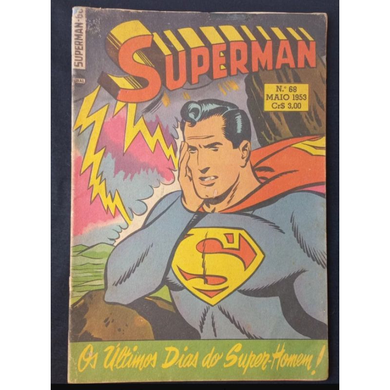 gibi superman antigo ebal n68 / 1° série. hq super homem antigo ...
