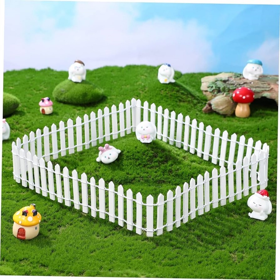 Mini Cerca Jardim Fazendinha Terrário Miniatura Cerquinha 5cm X 90cm ...