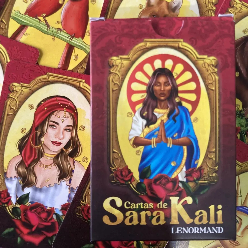 Cartas De Sara Kali Lenormand Baralho Cigano Shopee Brasil